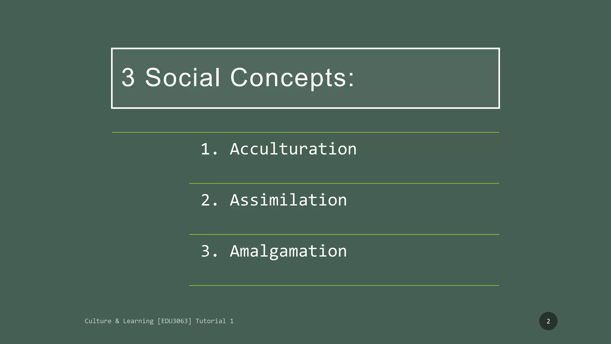 Social integration concepts | PPTX