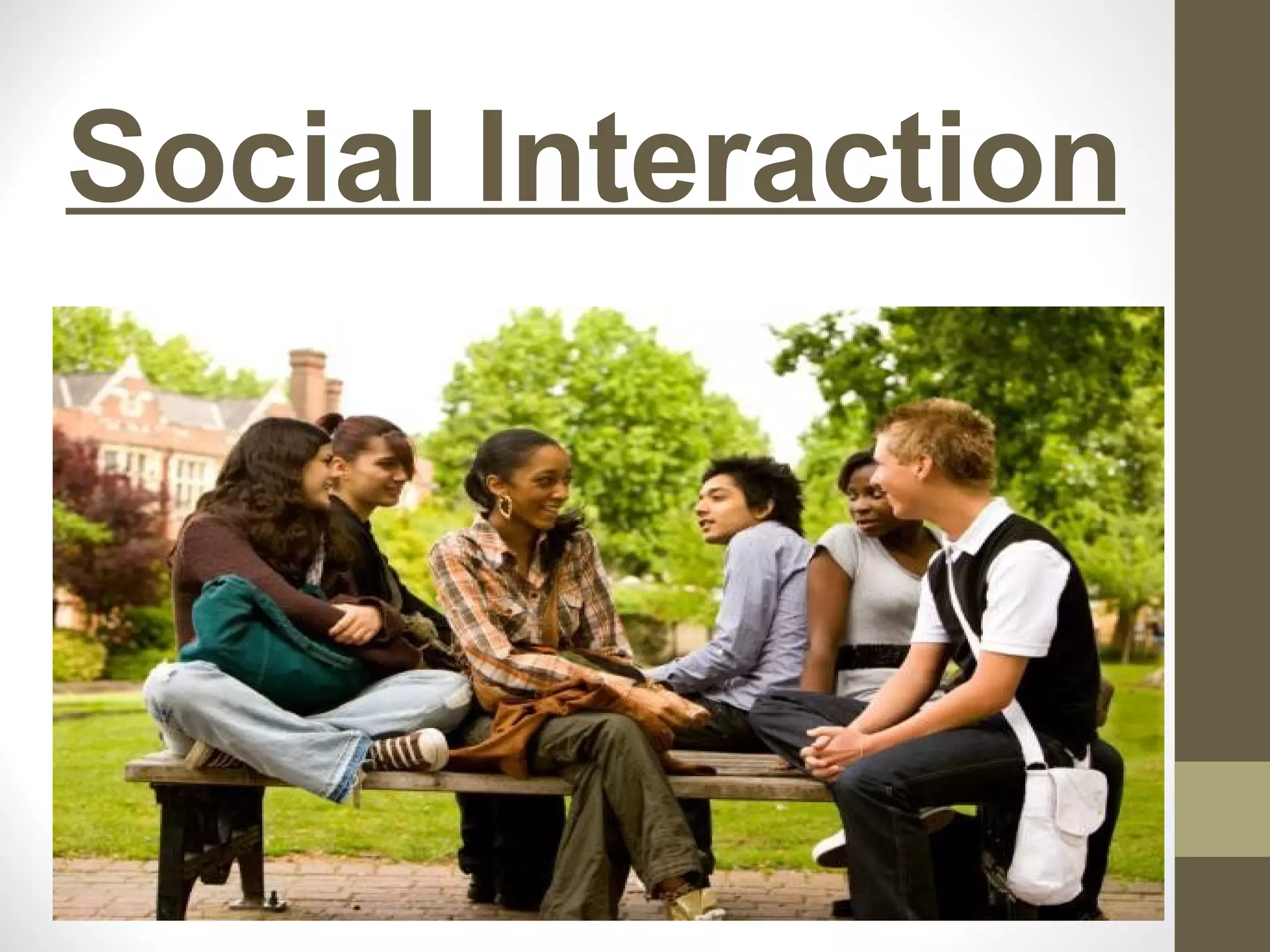Social interaction | PPT