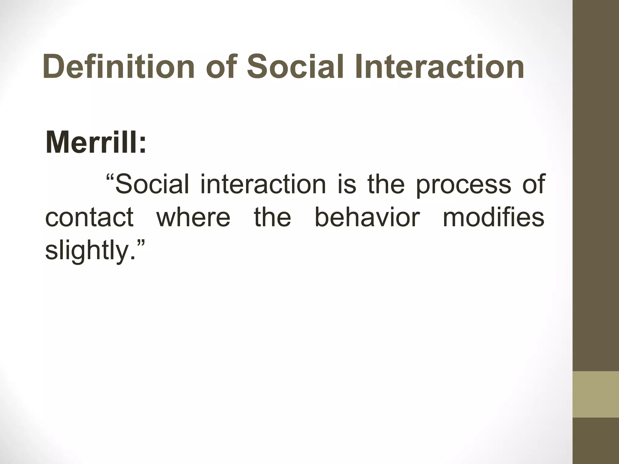 Social interaction | PPT