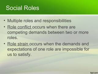 ELEMENTS OF SOCIAL LIFE: SOCIAL INTERACTION | PPT