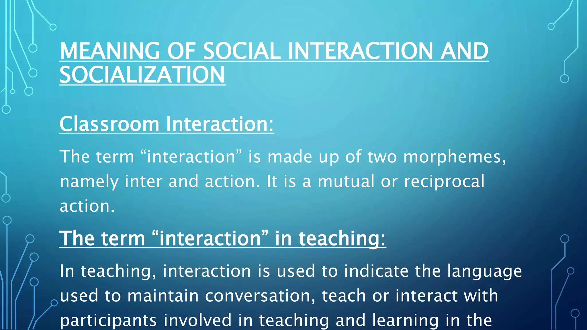 Social interaction | PPTX