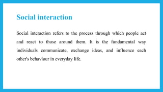 social Interaction. levels of Social interaction pdf | PDF