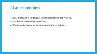 social Interaction. levels of Social interaction pdf | PPT
