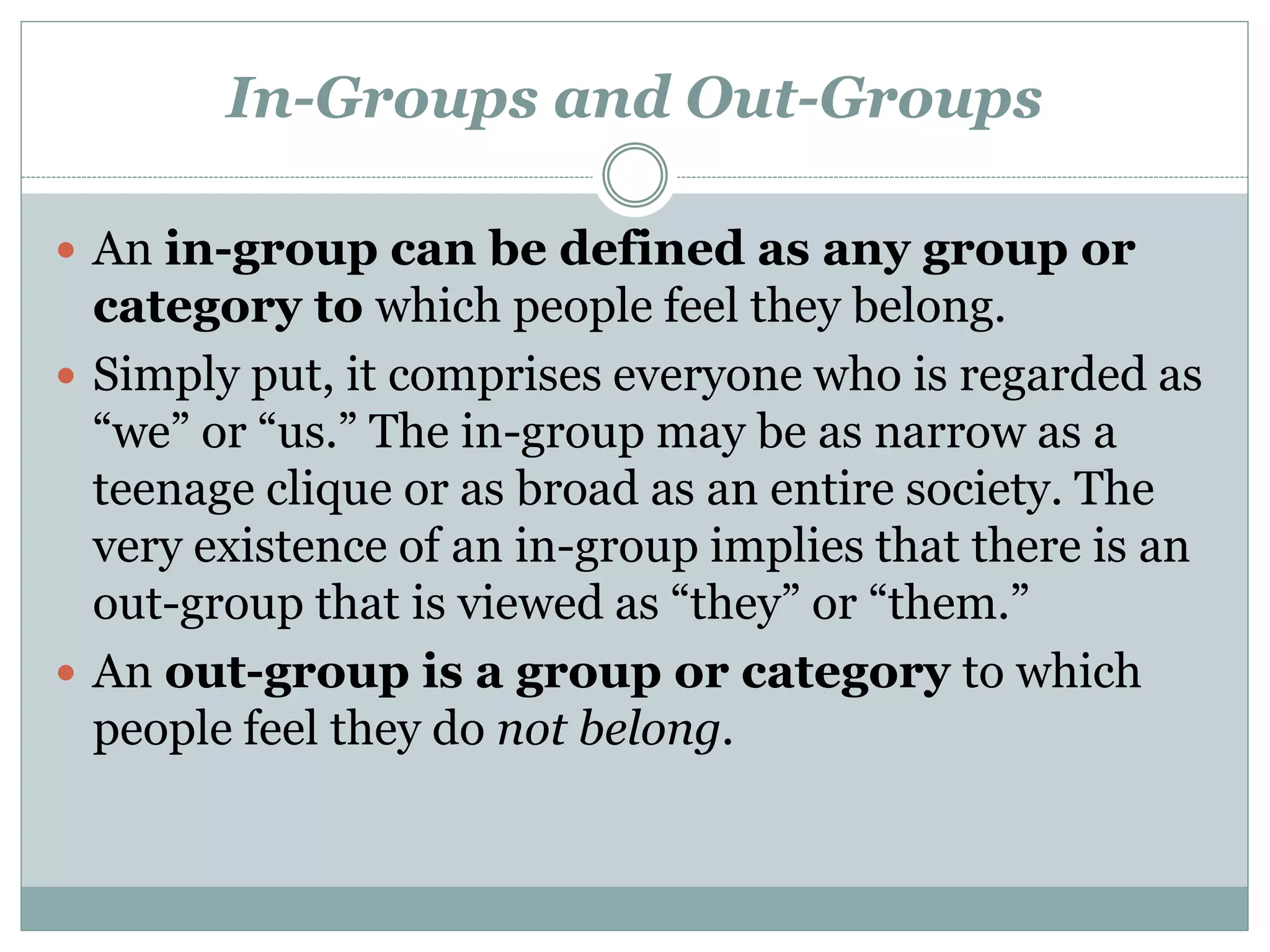 Social interaction, groups, and social structure | PPTX