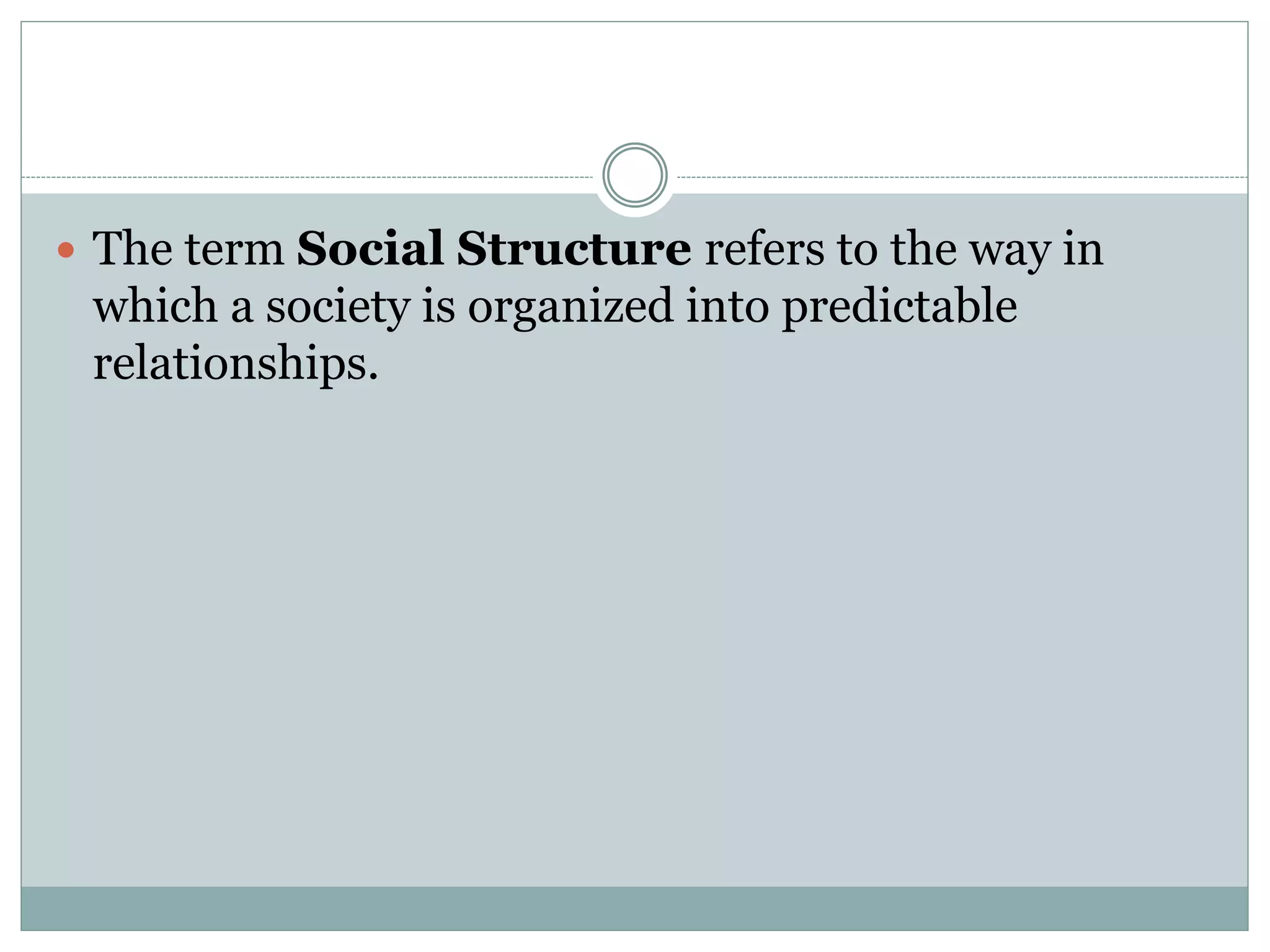 Social interaction, groups, and social structure | PPTX