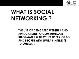Social Networking Introduction | PPT