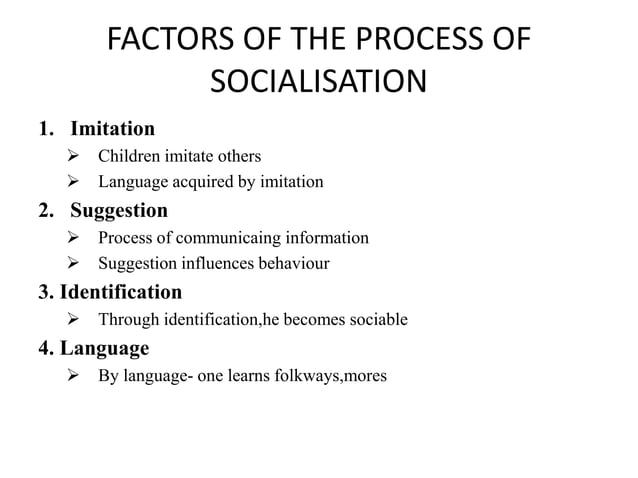 Socialization | PPT