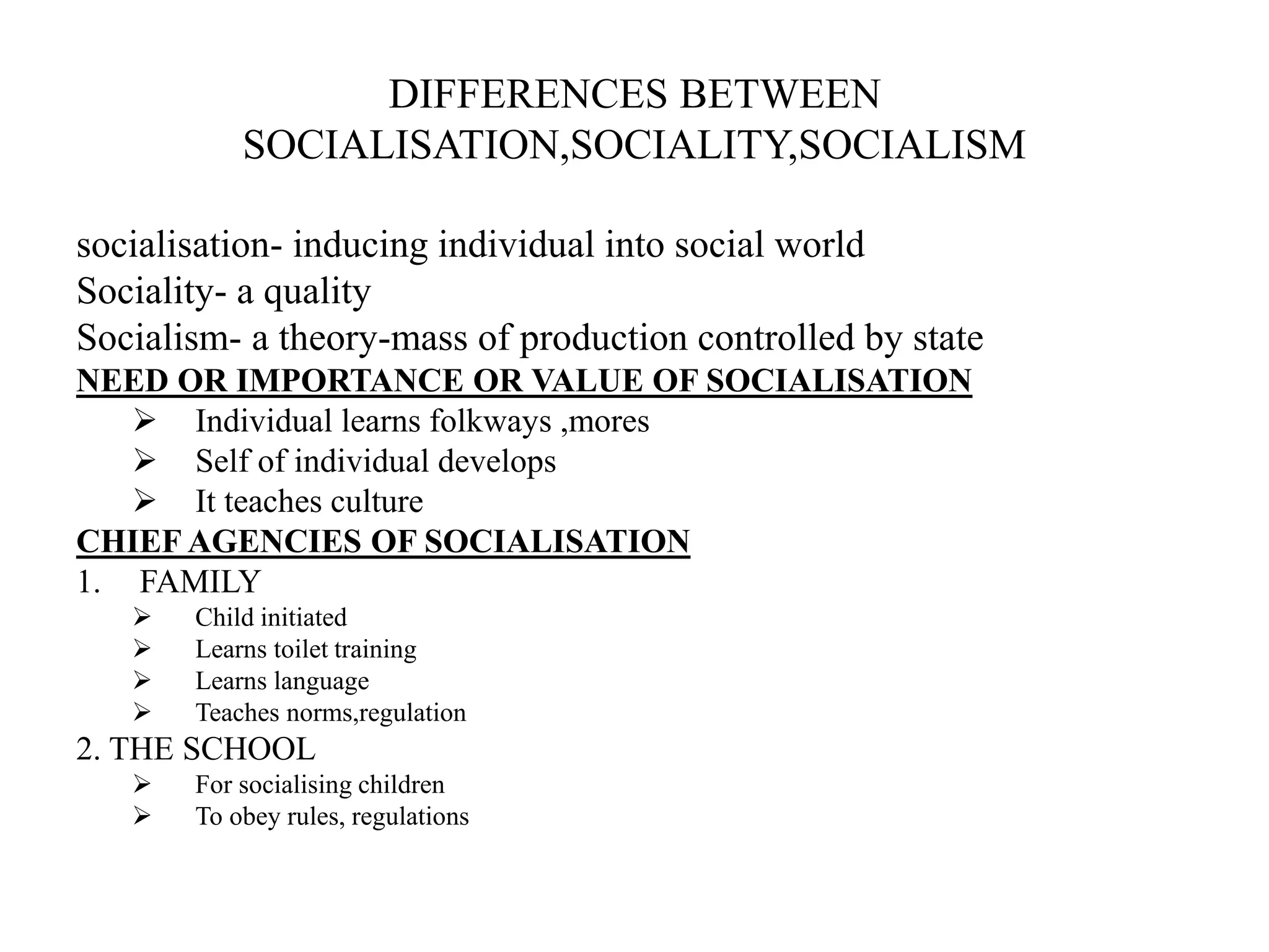 Socialisation (Sociology) | PPTX