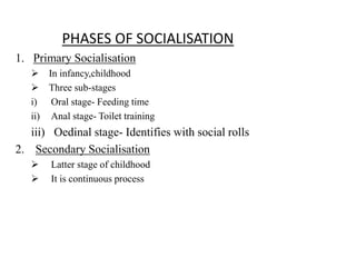Socialisation (Sociology) | PPTX