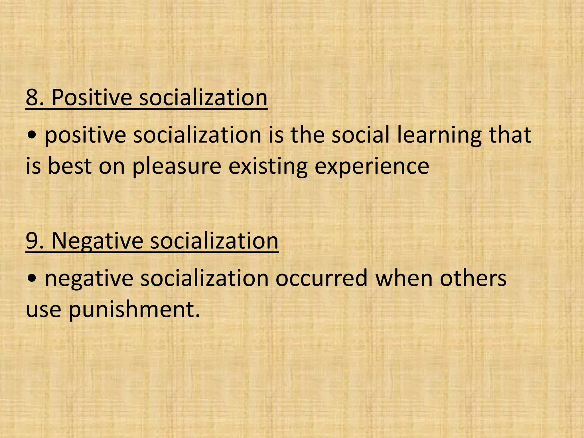 SOCIALIZATION | PDF