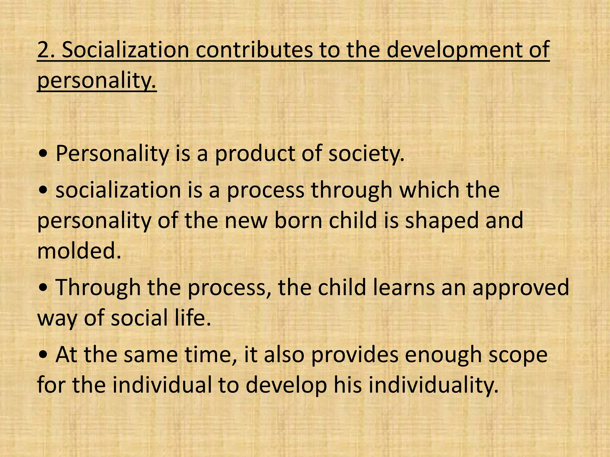 SOCIALIZATION | PDF