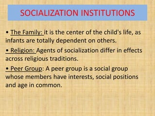 SOCIALIZATION | PDF