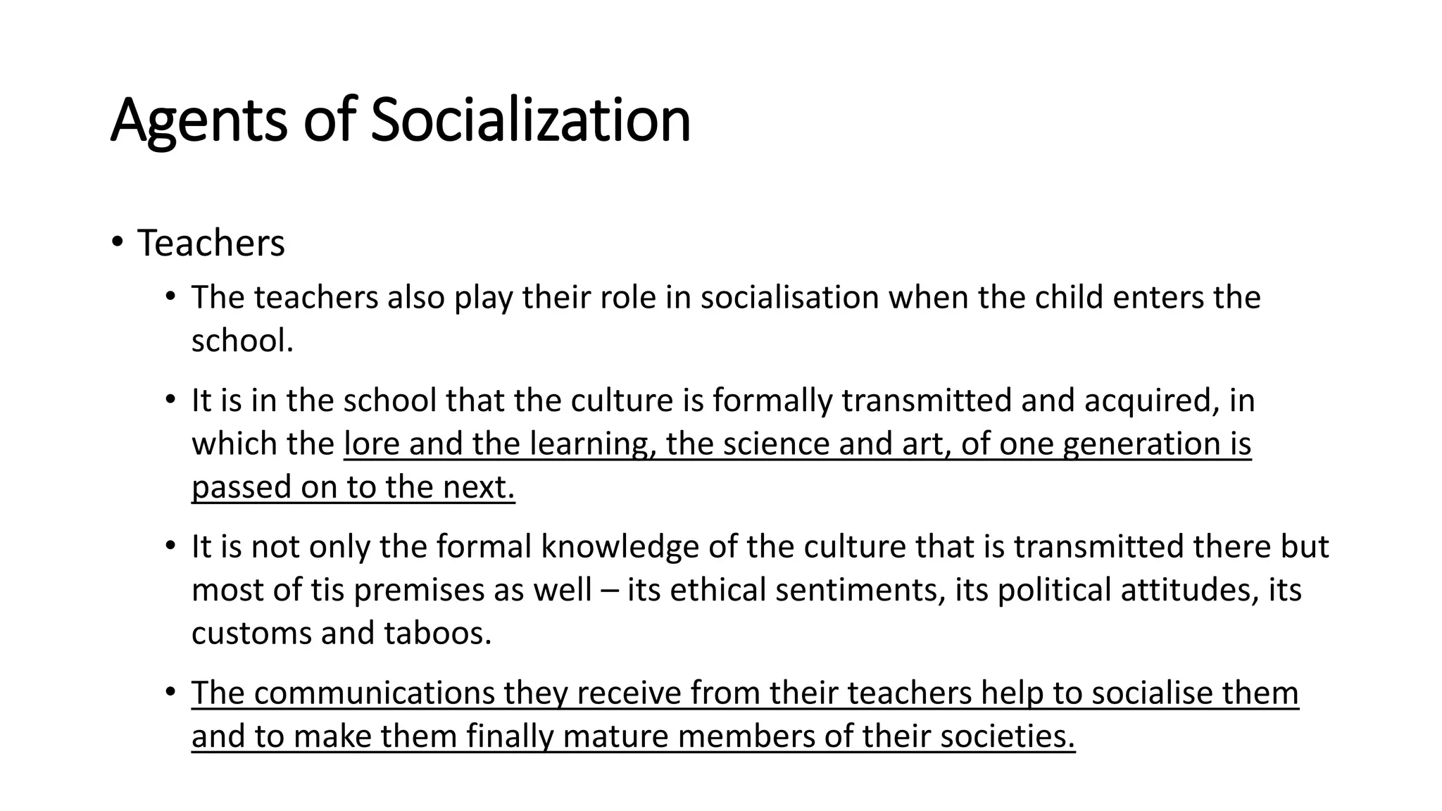 Socialisation | PPTX