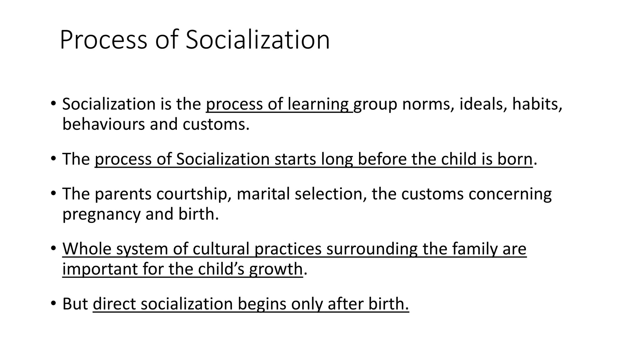 Socialisation | PPTX