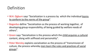 Socialisation | PPT