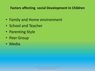 Socialisation introduction, role of family | PPTX