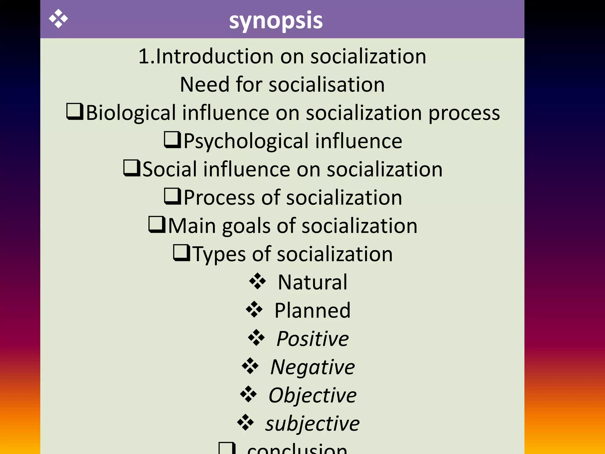 Socialisation definition and types | PPTX