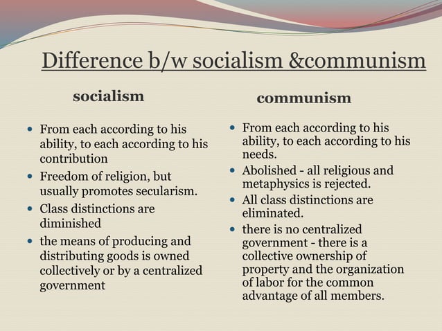 Socialism | PPTX | Political Issues & policy | Politics