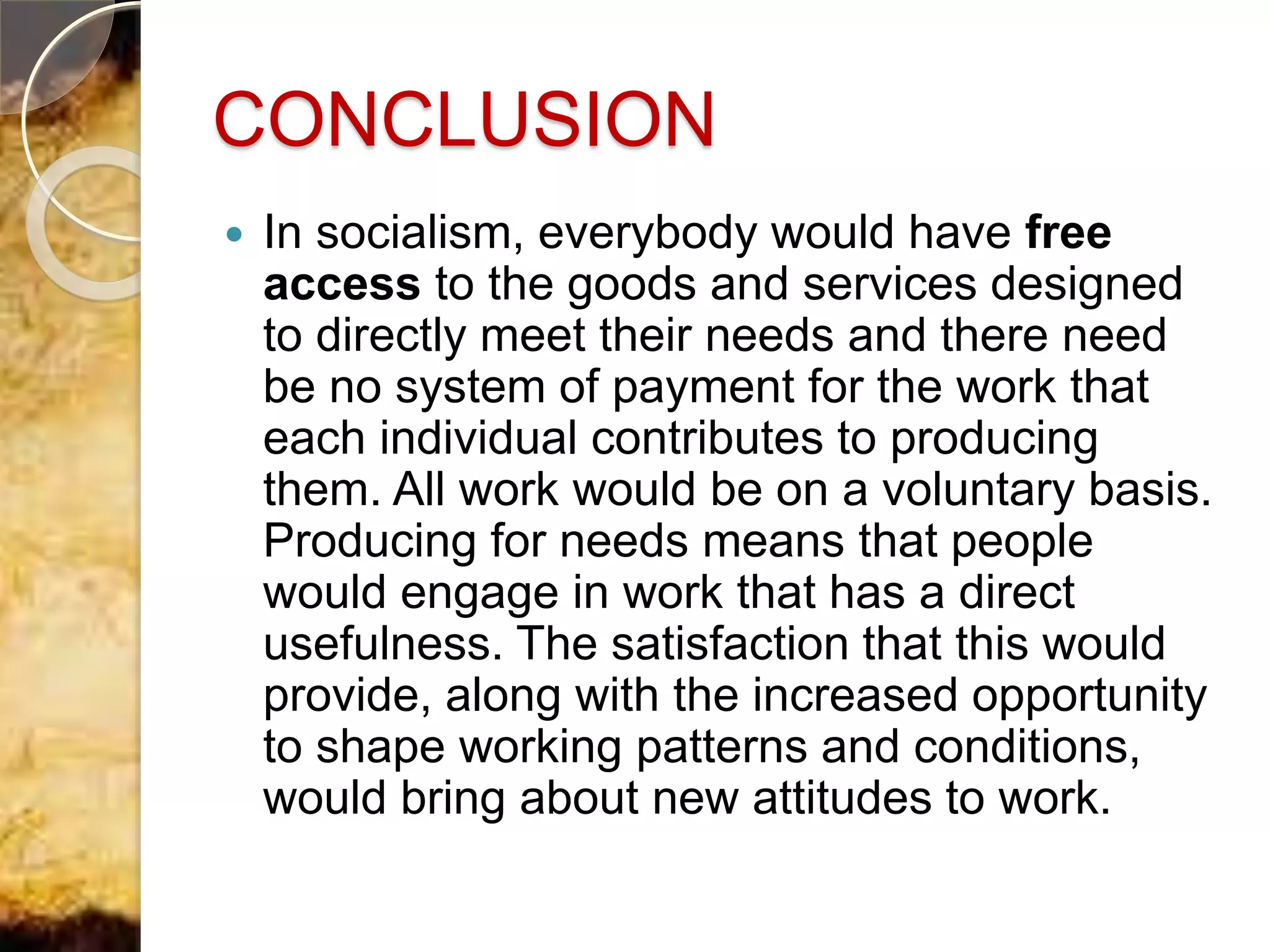 Socialism | PPTX