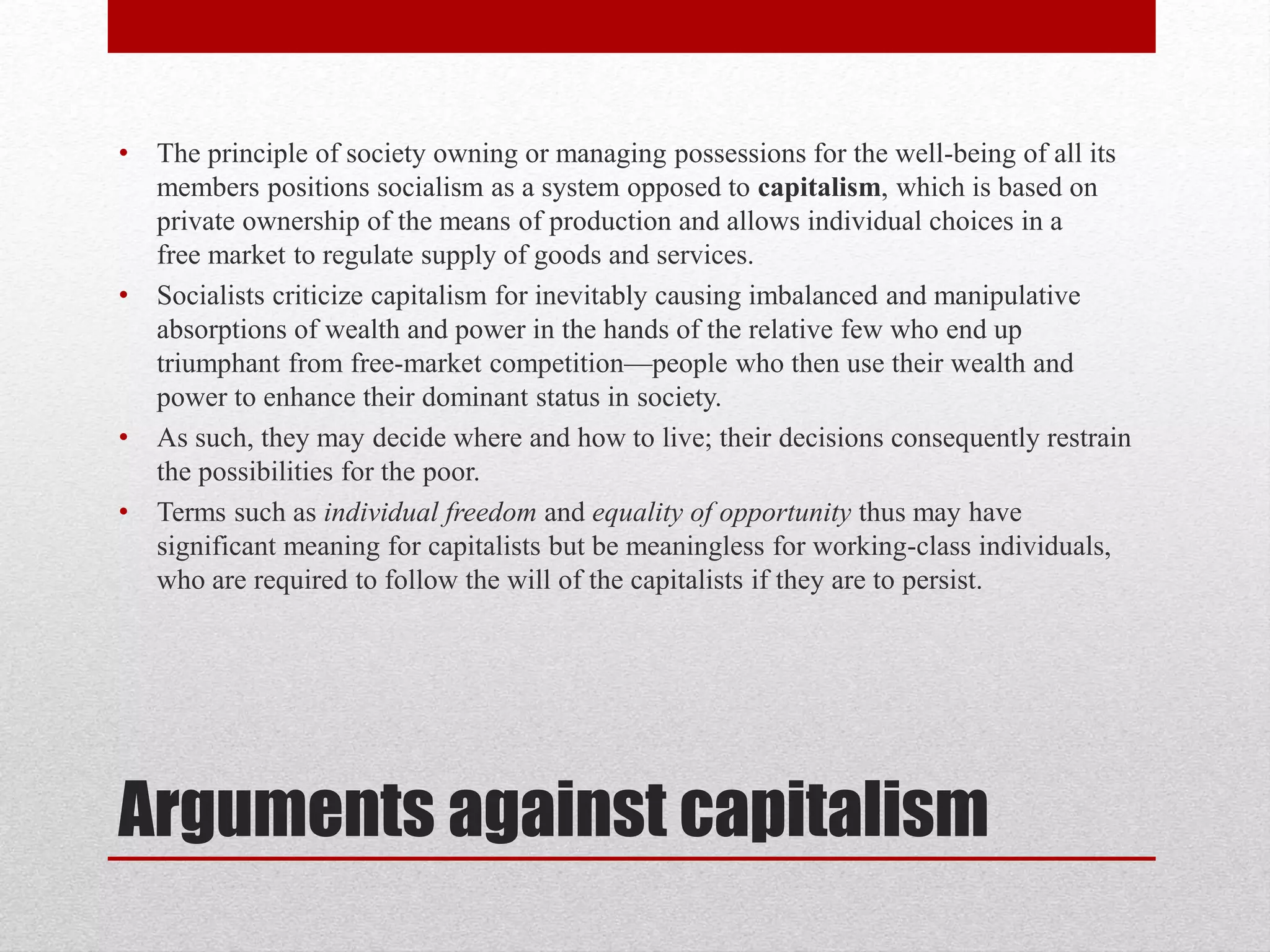 Socialism | PPTX