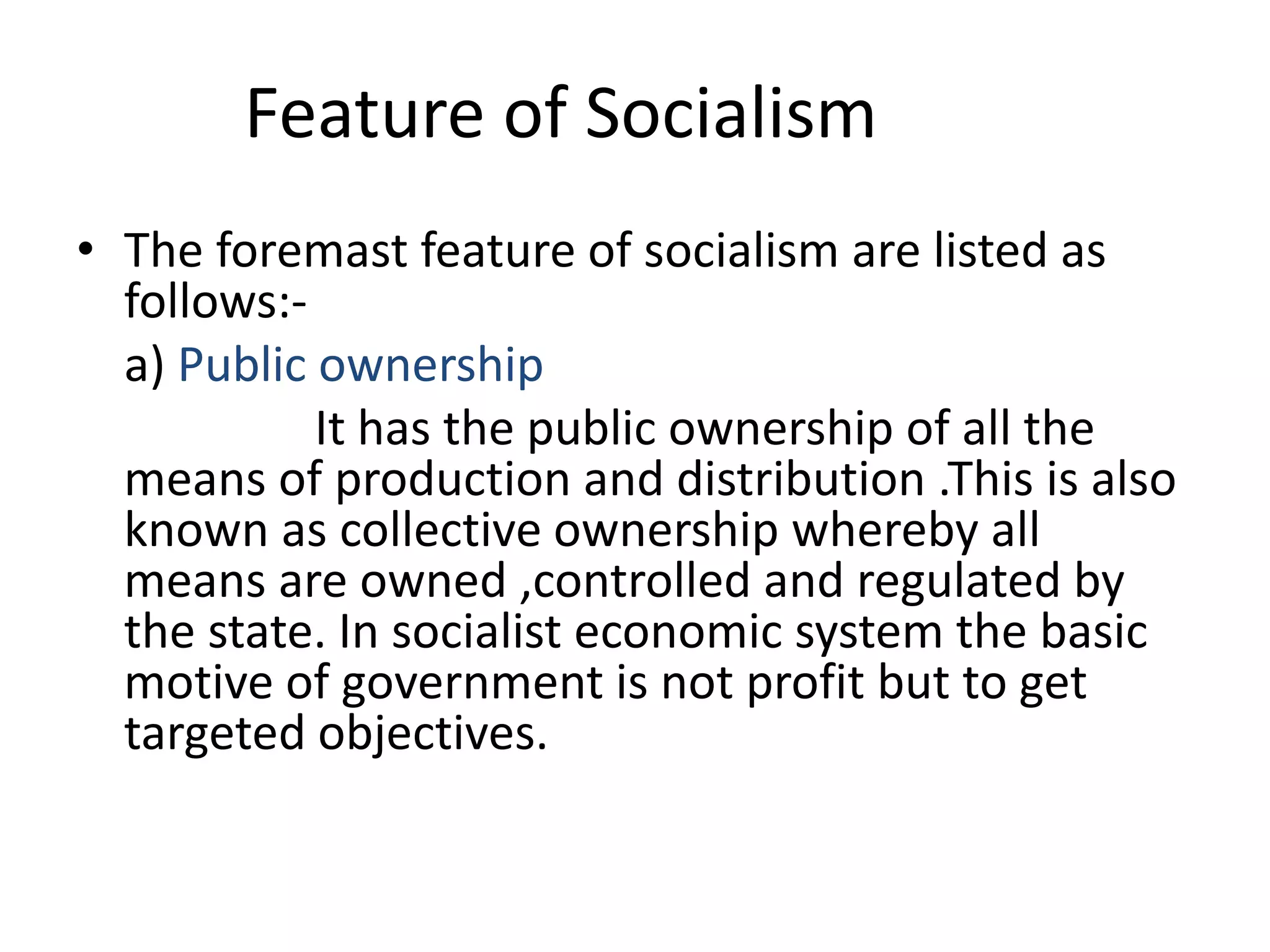 Socialism | PPTX
