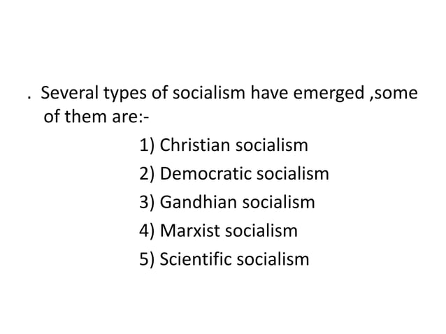 Socialism | PPT