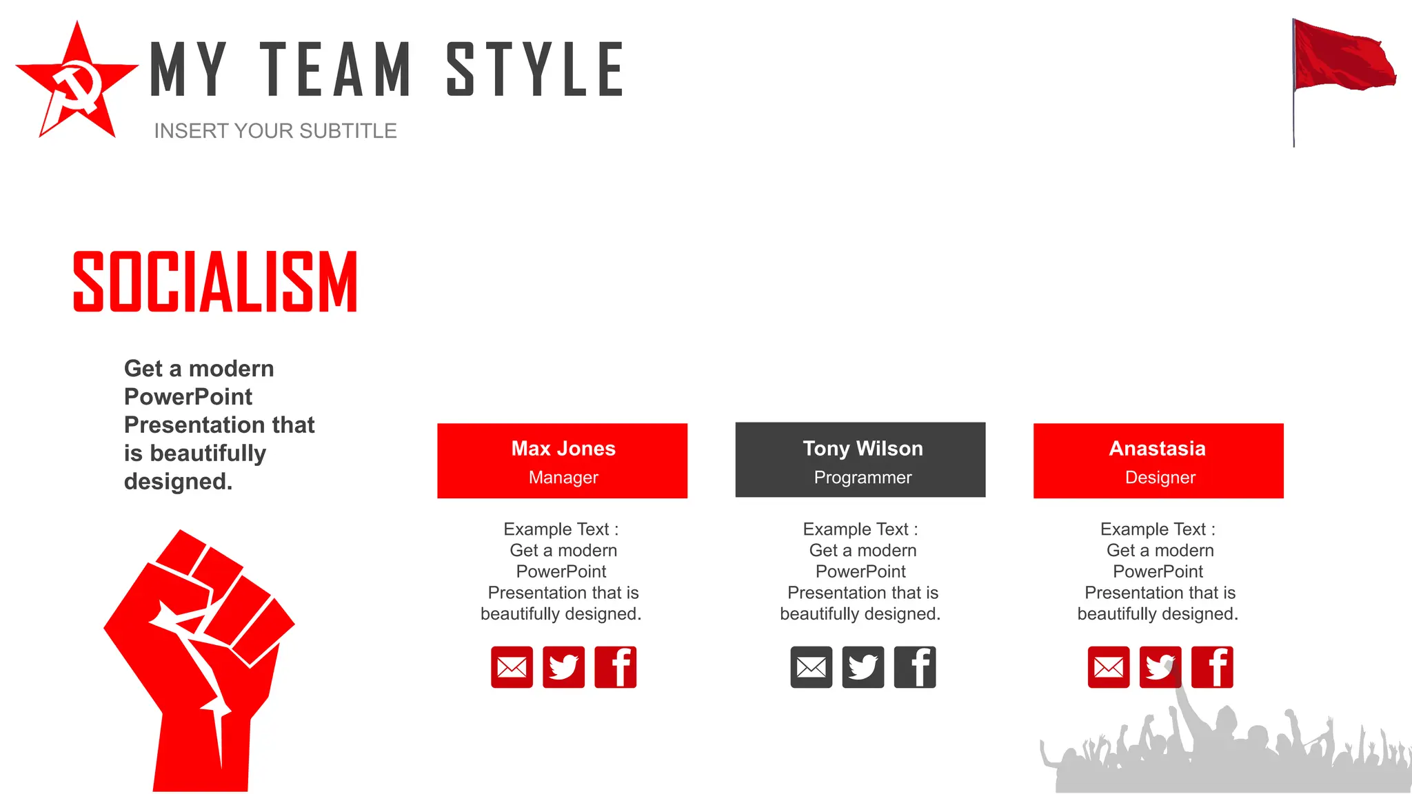 Socialismo plantilla para presentaciones | PPT
