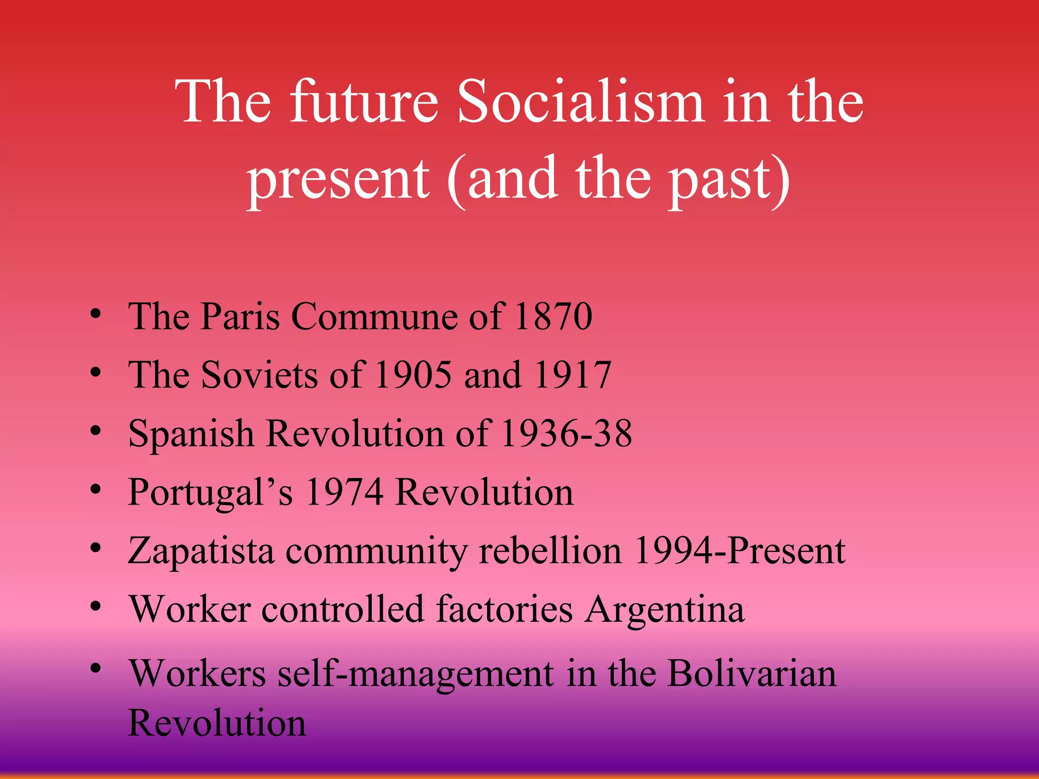 Dek Keenan - What do we mean by socialism? | PPT