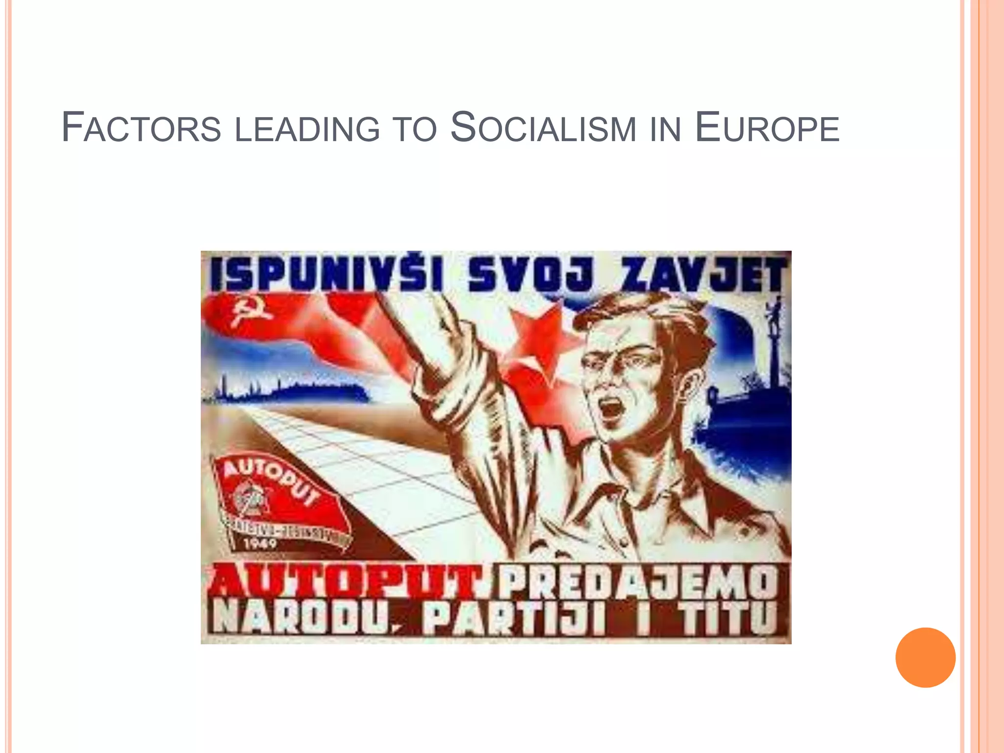 Socialism in europe | PPTX