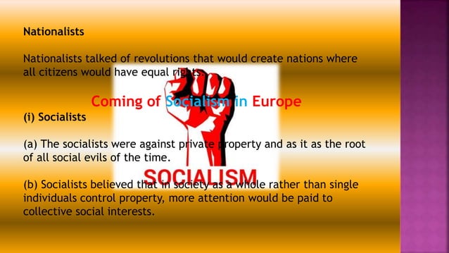 Socialism in Europe PPt.pptx | Civic affairs | Politics