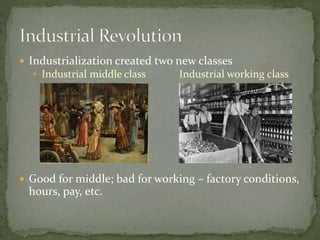 Socialism and the Industrial Revolution | PPTX