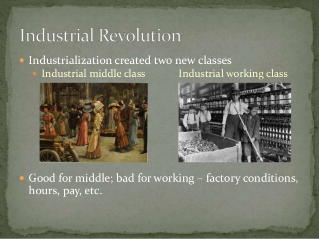 Middle Class During Industrial Revolution