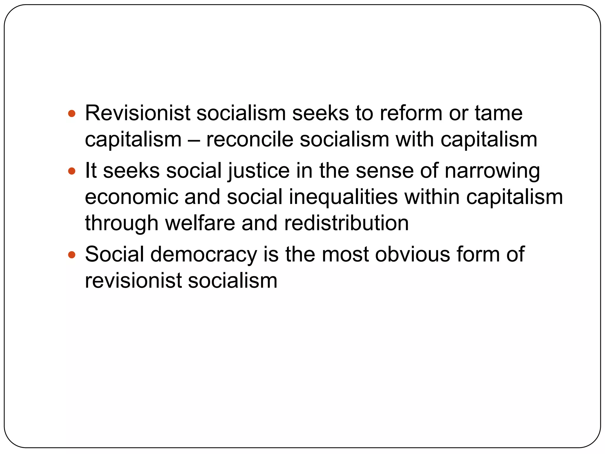 Socialism means and ends | PPTX