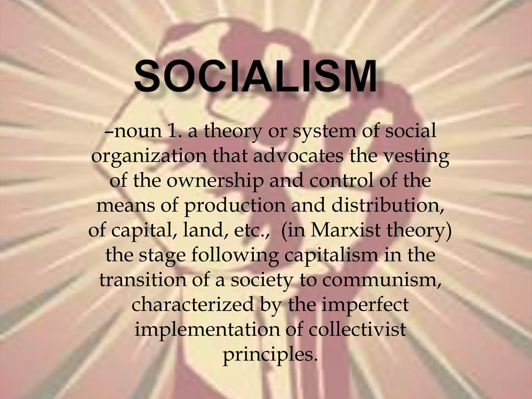 Socialism Powerpoint Presentation | PPTX