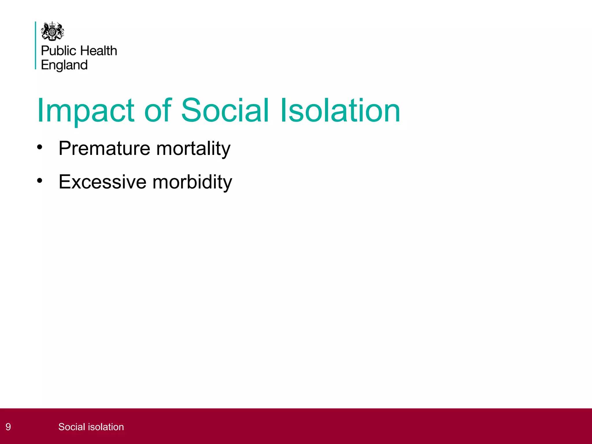 Social isolation | PPT