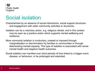 Social isolation | PPT