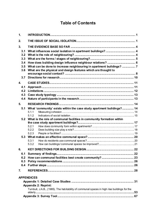 Social isolation pilot project