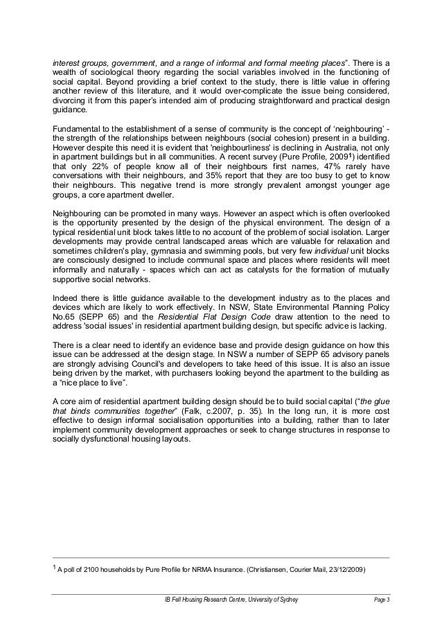 Social isolation pilot project