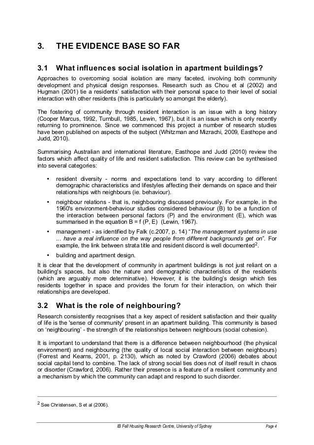 Social isolation pilot project