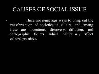 Social issue | PPT