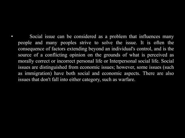 Social issue | PPT