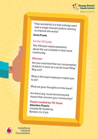 Young Social Innovators Ideas Cards - Exploring Social Issues | PDF