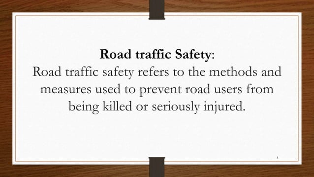 Road Accident and Road Safety | PPTX | Injuries | Diseases and Conditions