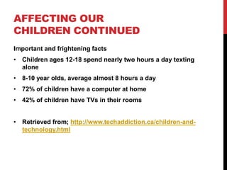 Technology is Destroying our Minds, Bodies, and Communities | PPT