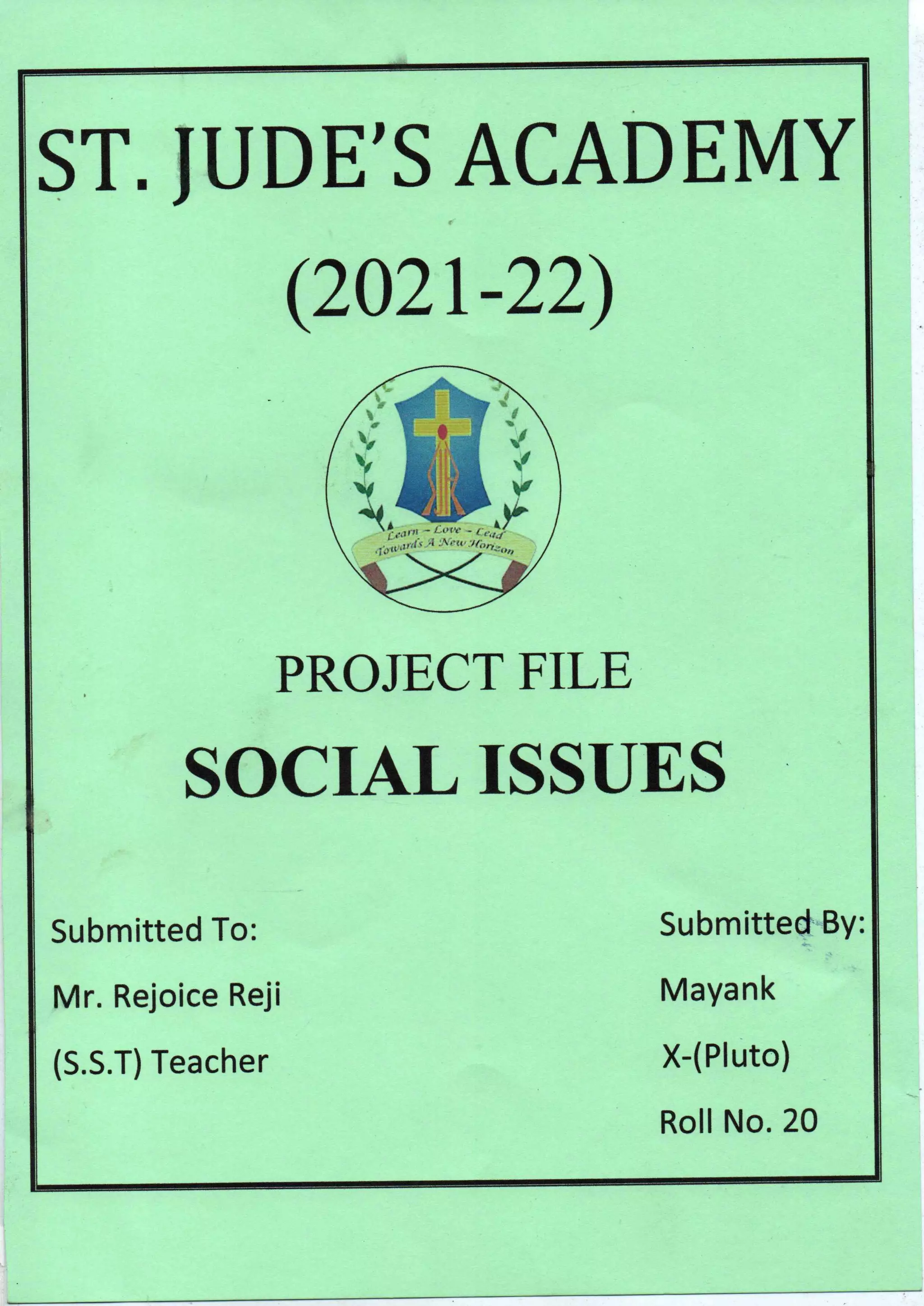 Social Issues class- X | PDF