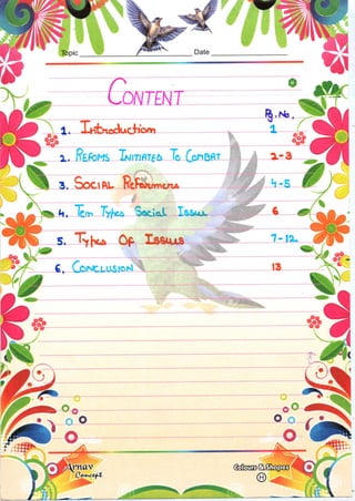 Social Issues class- X | PDF