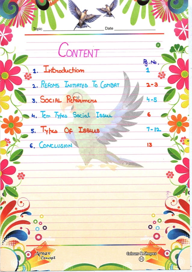 Social Issues class- X | PDF