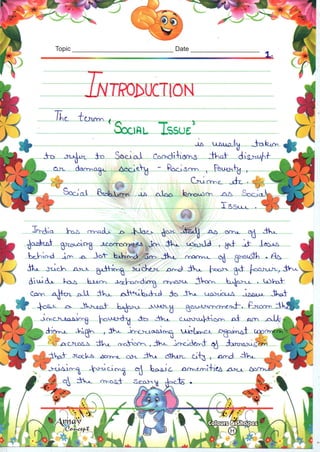 Social Issues class- X | PDF