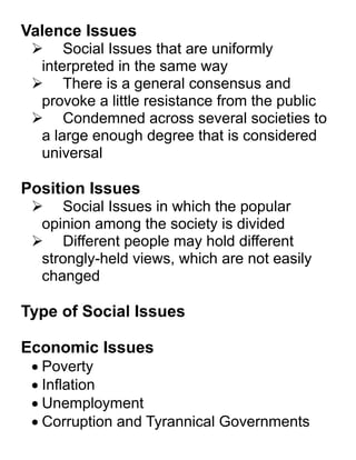 The Social Issues about the Philippines. | DOCX