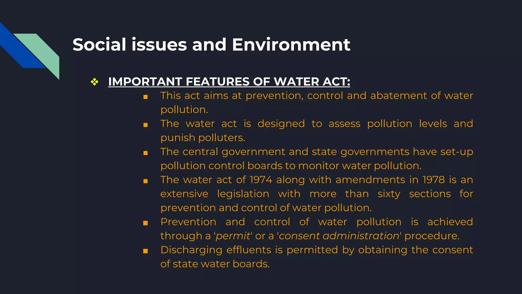 Social issues and environment | PPTX